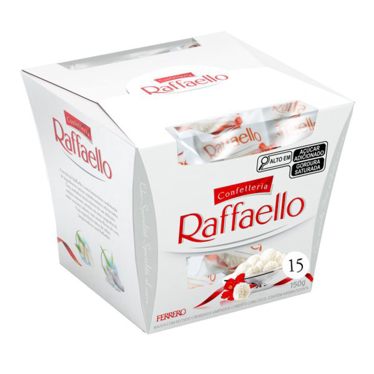 BOMBOM FERRERO RAFFAELLO 150G - Super Tem