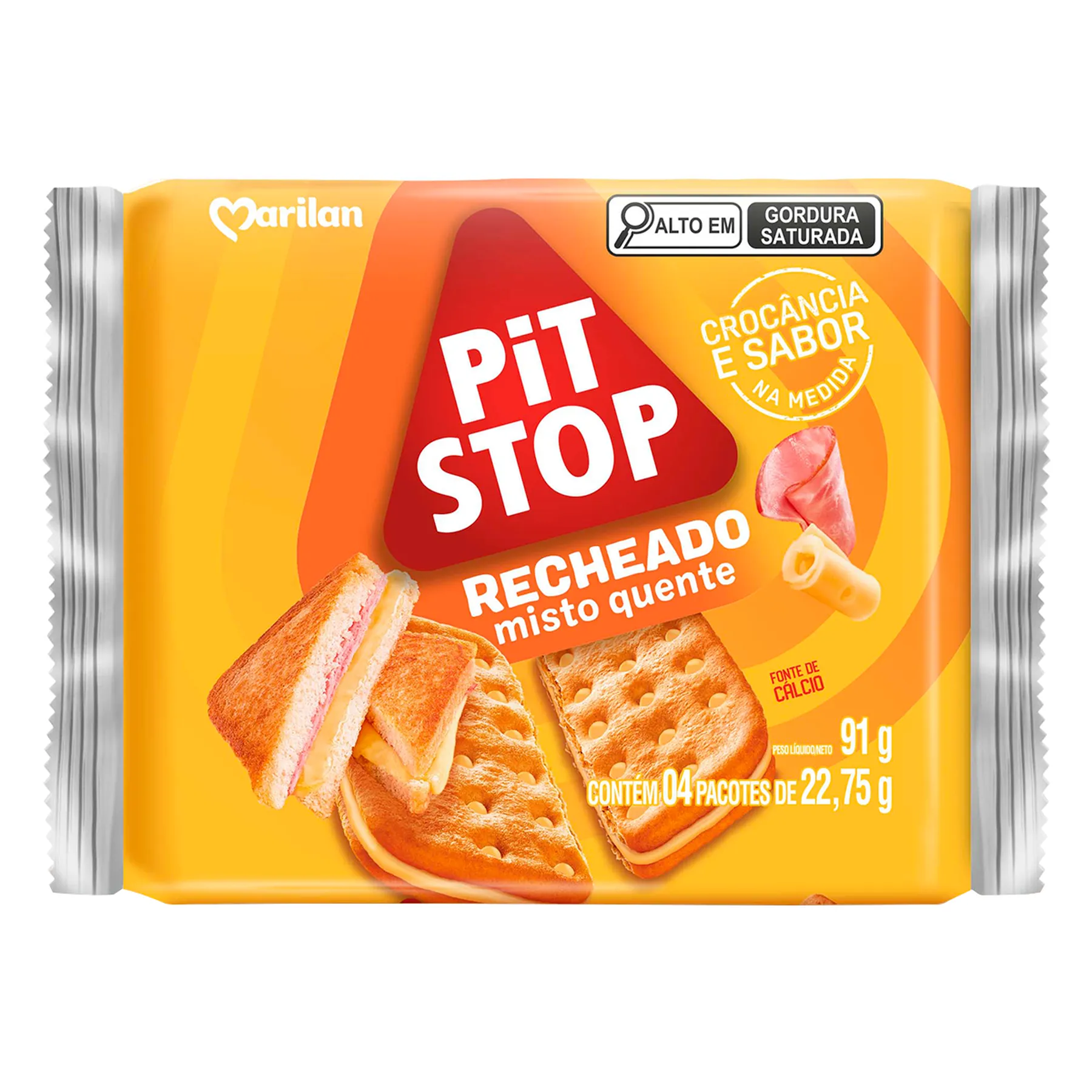 BISCOITO MARILAN PIT STOP RECHEADO MISTO QUENTE 91G | FastStore PDP