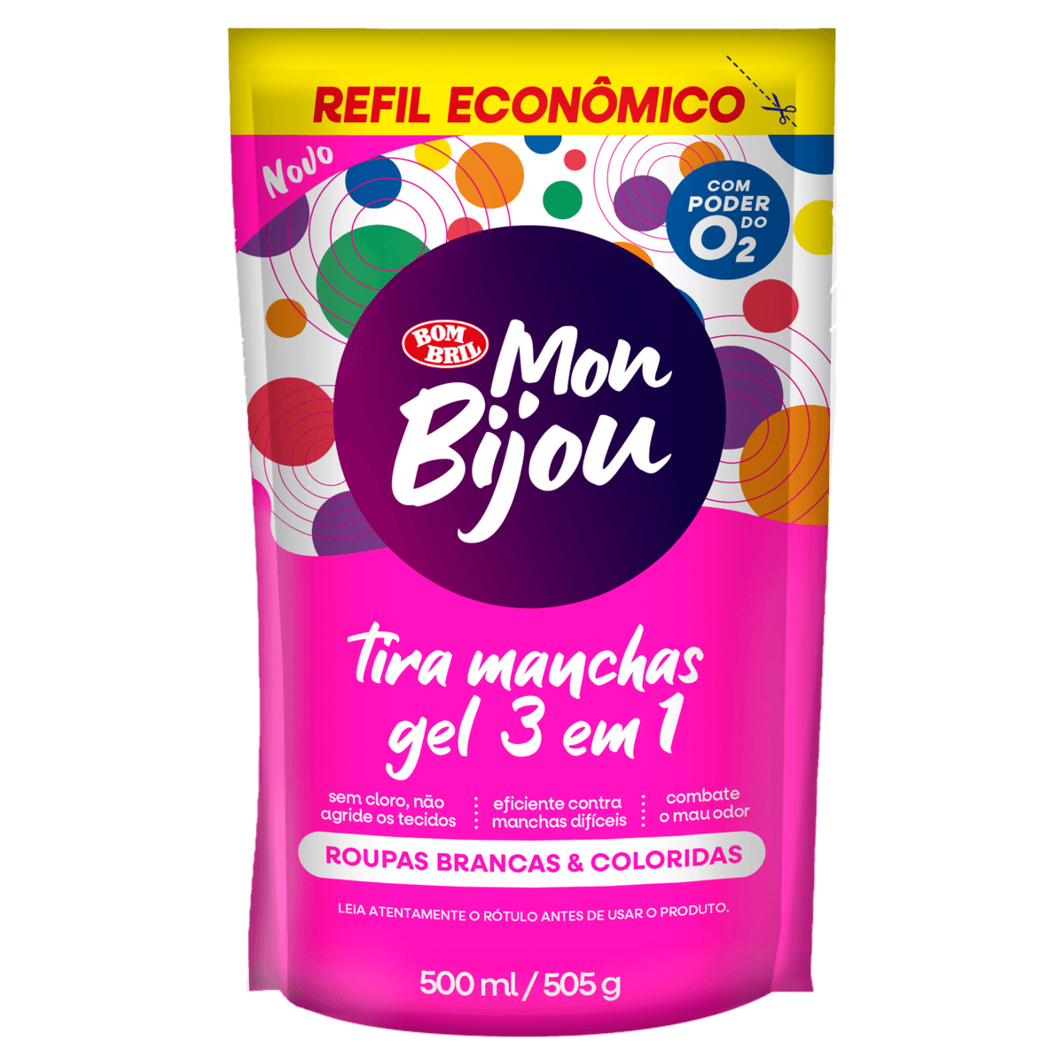 TIRA MANCHA MONBIJOU 3 EM 1 REF 500ML - Super Tem