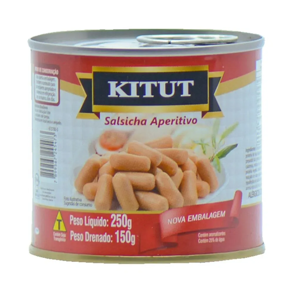 SALSICHA APERITIVO KITUT 150G - Super Tem