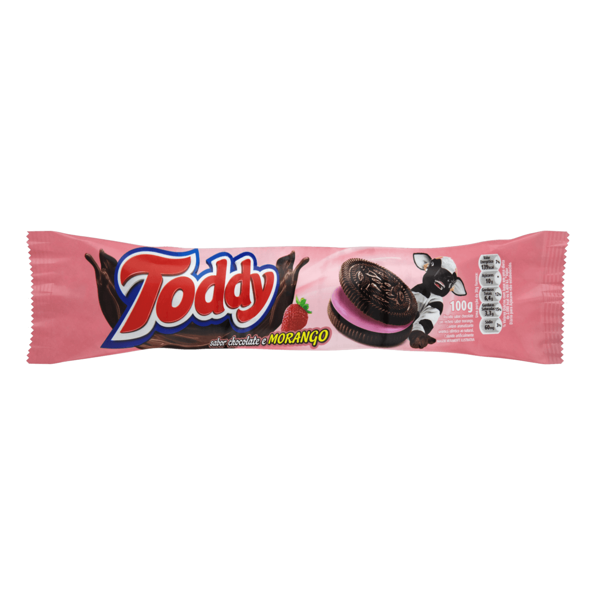BISC TODDY RECH MORANGO 100G - Super Tem