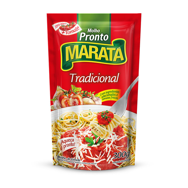 MOLHO PRONTO MARATA TRAD 300G - Super Tem