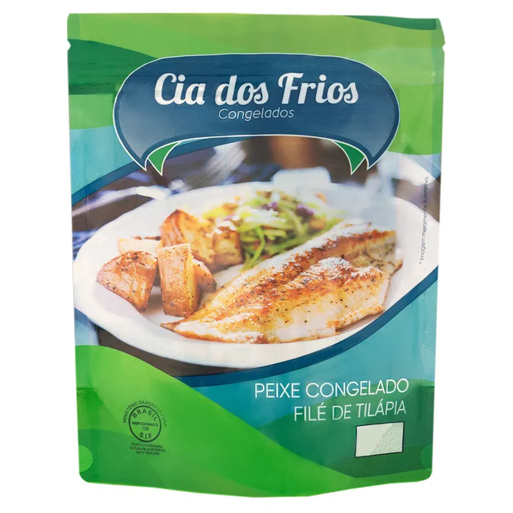 FILE TILAPIA CIA DOS FRIOS 800G - Super Tem