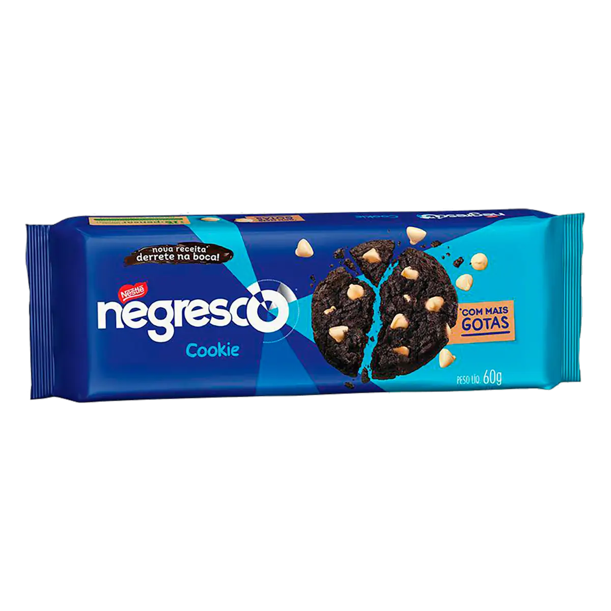 BISC NESTLE COOKIE NEGRESCO G BAUNILHA 60G - Super Tem