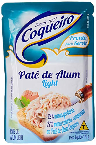 PATE ATUM COQUEIRO ERVAS LIGHT 170G - Super Tem