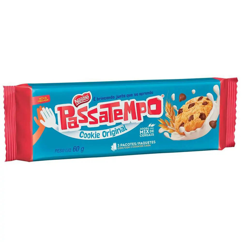 BISC NESTLE PASSATEMPO COOKIES G CHOC 60G - Super Tem