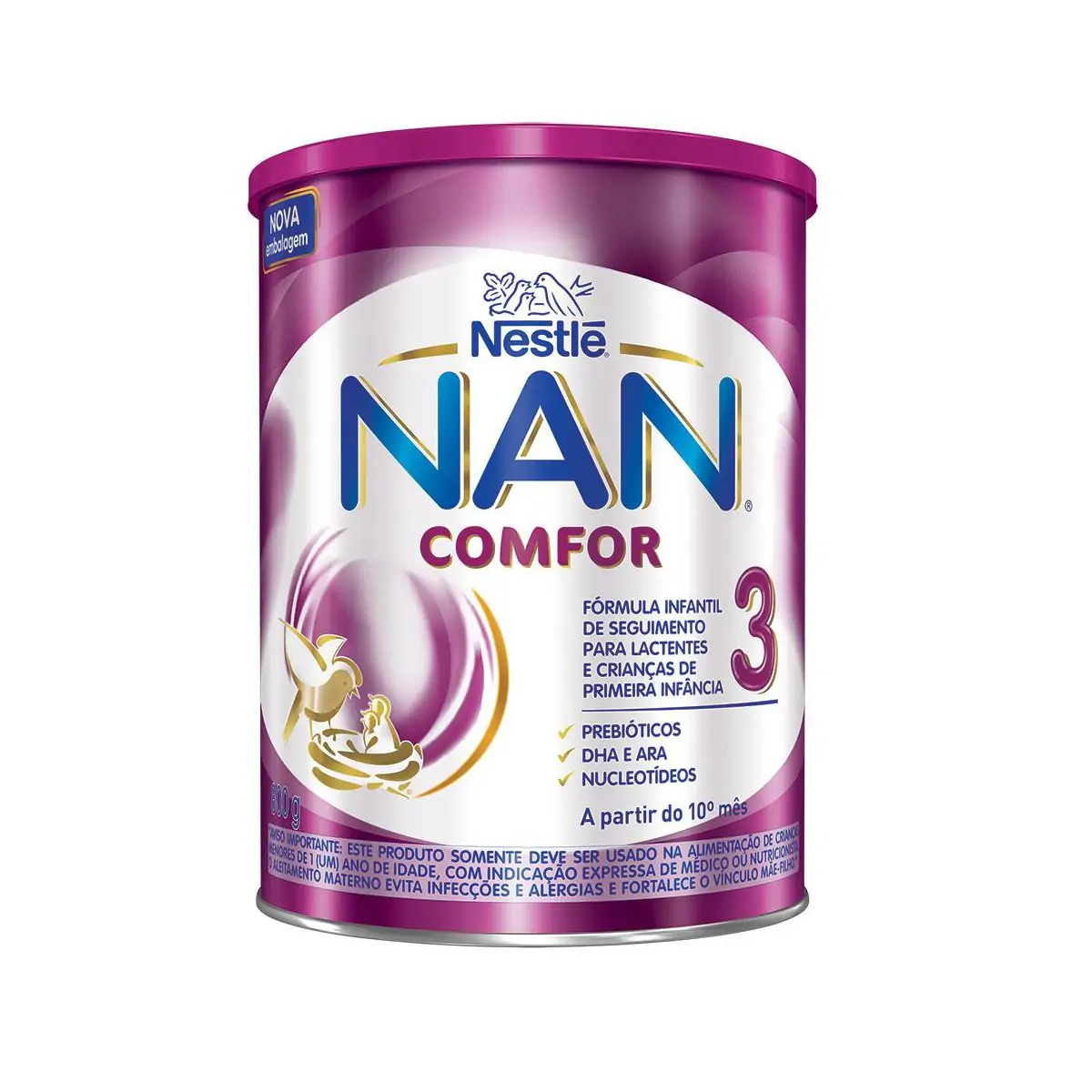 LEITE PO NESTLE NAN COMFOR 3 FORM INF 800G - Super Tem