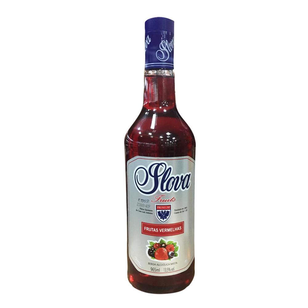 VODKA SLOVA FRUTAS VERMELHAS 965ML - Super Tem