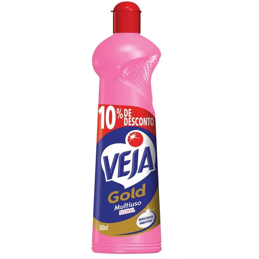 VEJA MULTIUSO GOLD FLORAL 500ML - Super Tem