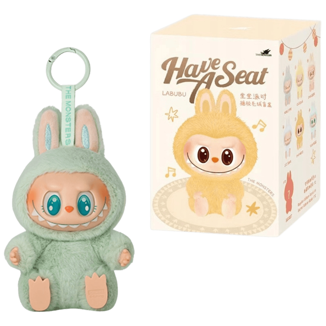 CHAVEIRO PELUCIA LABUBU - Super Tem