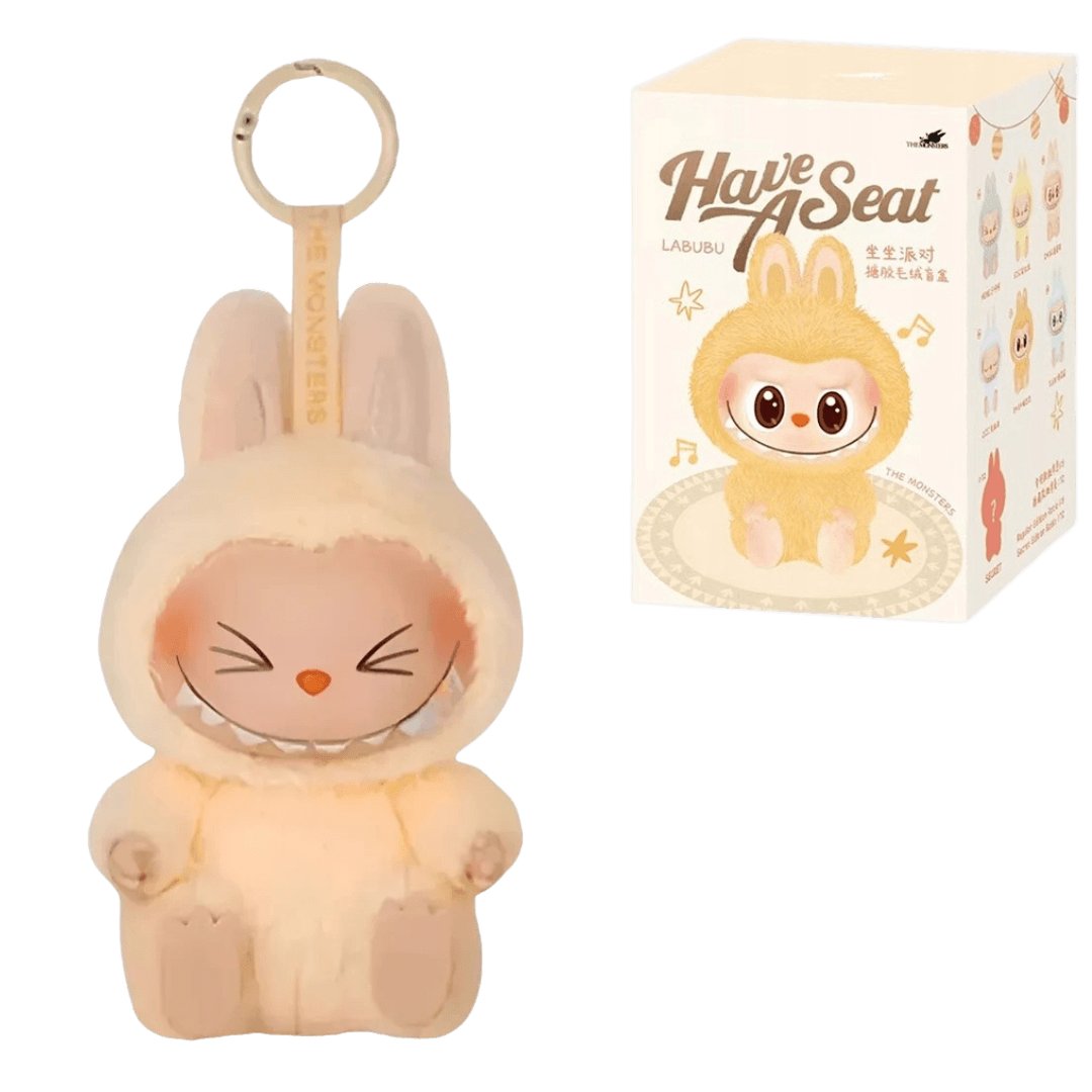 CHAVEIRO PELUCIA LABUBU - Super Tem