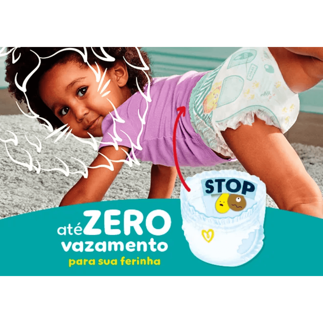 FRALDA PAMPERS PANTS MEGA XG C32 - Super Tem